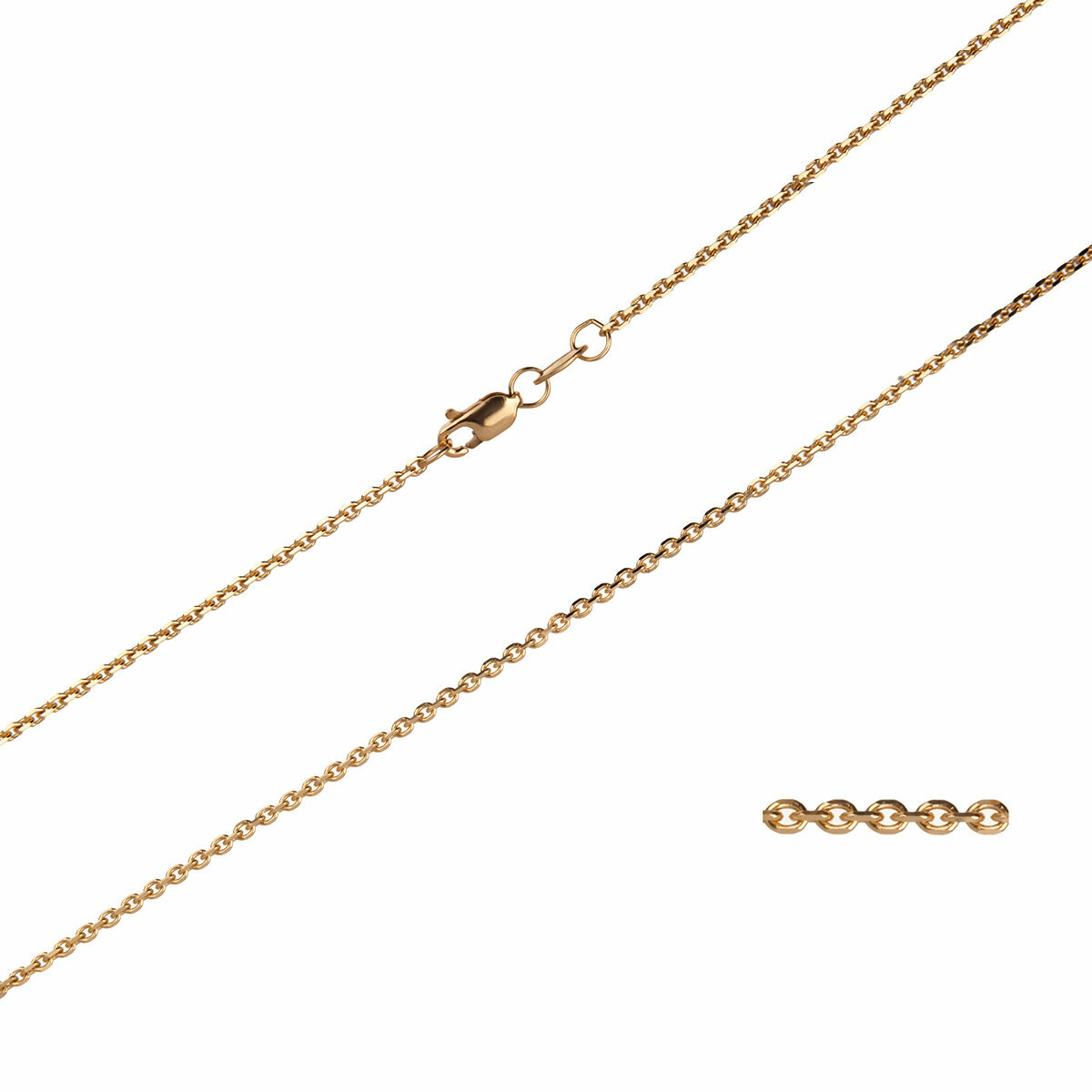 Цепь красное золото, 585 проба