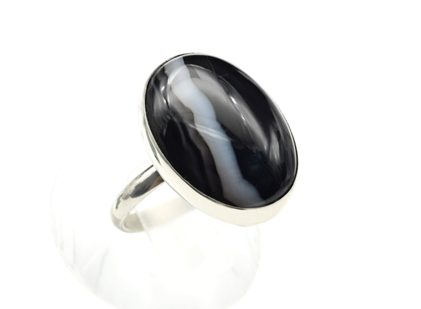 Кольцо, агат