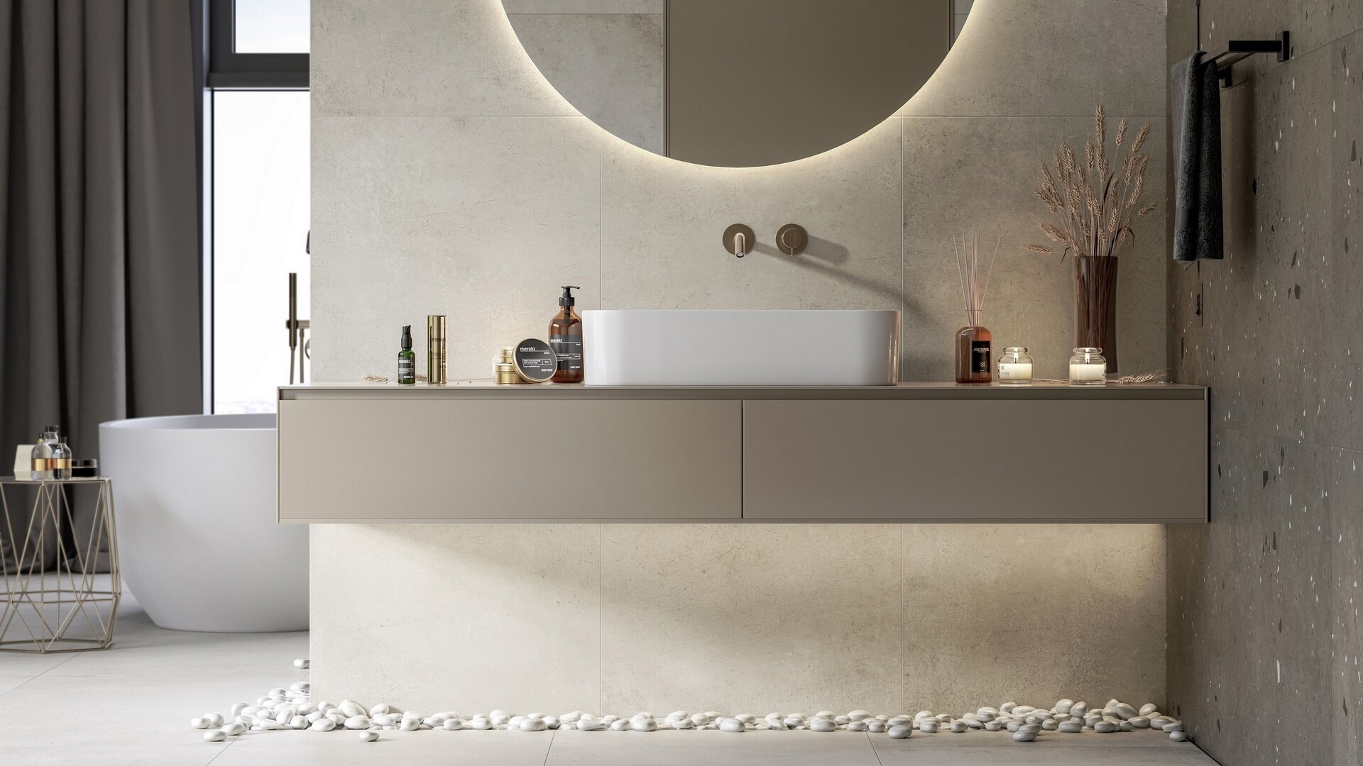 Керамогранит Kerranova Fabrika White Matt. 60x120 K-2017/MR/600x1200 бетон матовая морозостойкая