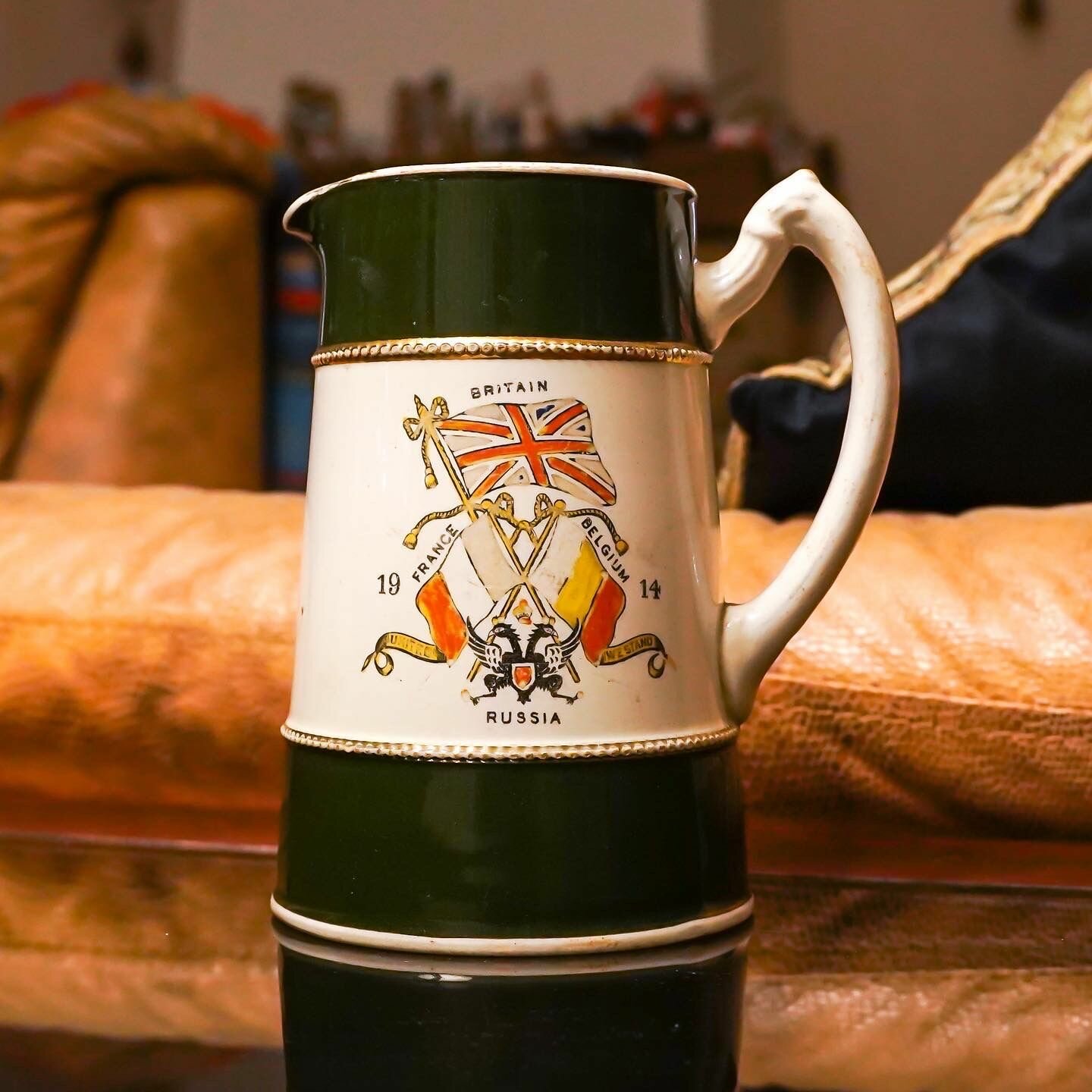 Старинный кувшин с союзниками Российской Империи в Первой Мировой, Англия, 1914 год