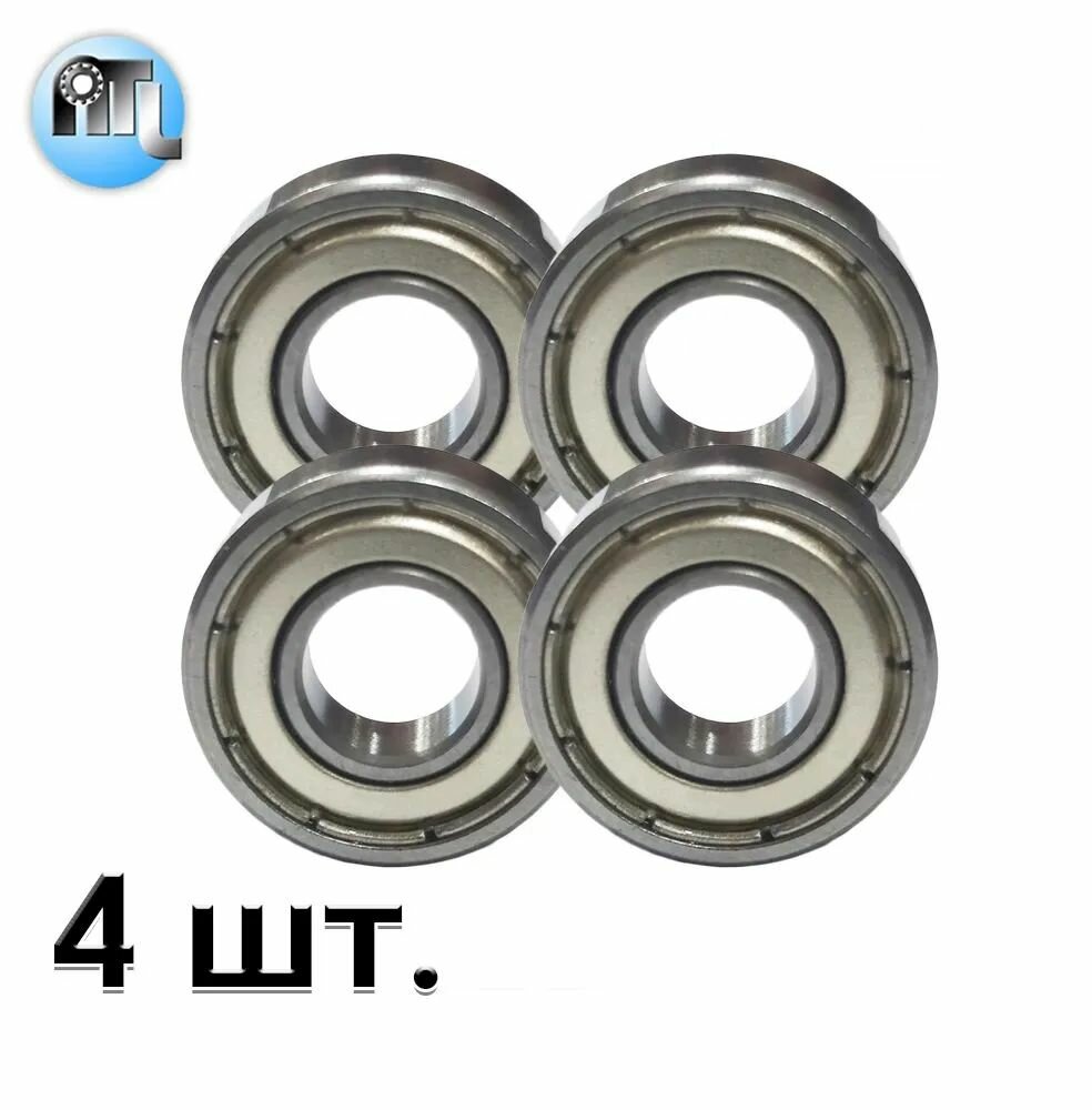 Комплект 4 шт. Подшипник 61900-2Z, 6900-ZZ (1000900-2Z, 1000900-ZZ) NTL Bearing
