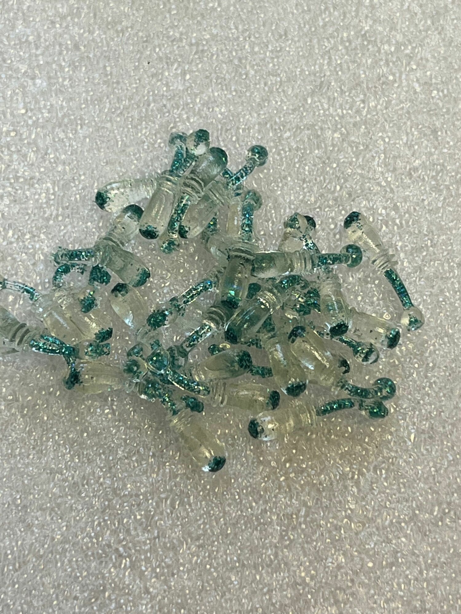 Приманка съедобная для мормышинга, наноджига, микроджига. Бирюза