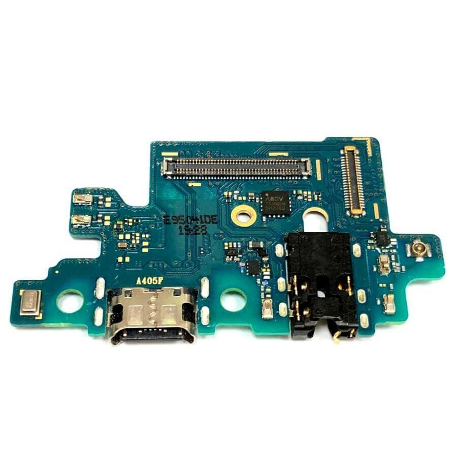 Нижняя плата с разъемами зарядки, наушников и микрофоном для Samsung Galaxy A40 (A405)