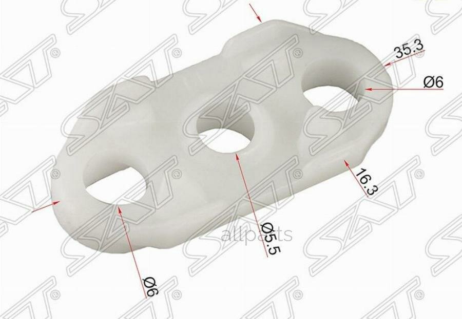 SAT ST-M11010 Клипса фиксатор стекла GM (Продажа по 10шт)