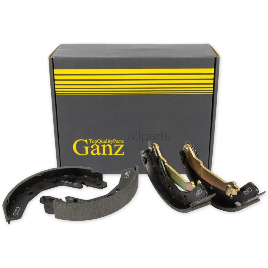 GANZ GIJ20002 Колодки тормозные барабанные для DAEWOO Matiz V0.8 98-> V1.0 03-> Aveo GANZ GIJ20002