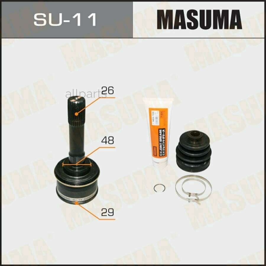 MASUMA SU-11 ШРУС наружный! к-кт\ Suzuki Vitara/Grand Vitara 2.0/2.5 94-03