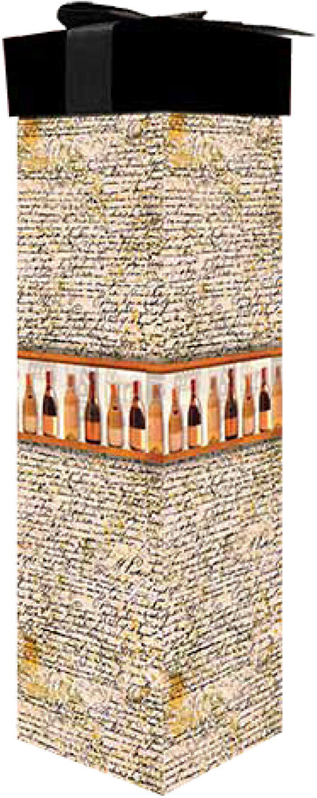 Коробка подарочная под бутылку 34,4х8,2х8,2 см, Veld Co / Giftbox, Трансформер