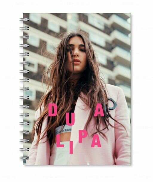 Тетрадь AnimaShop А4 Дуа Липа, Dua Lipa - 0006