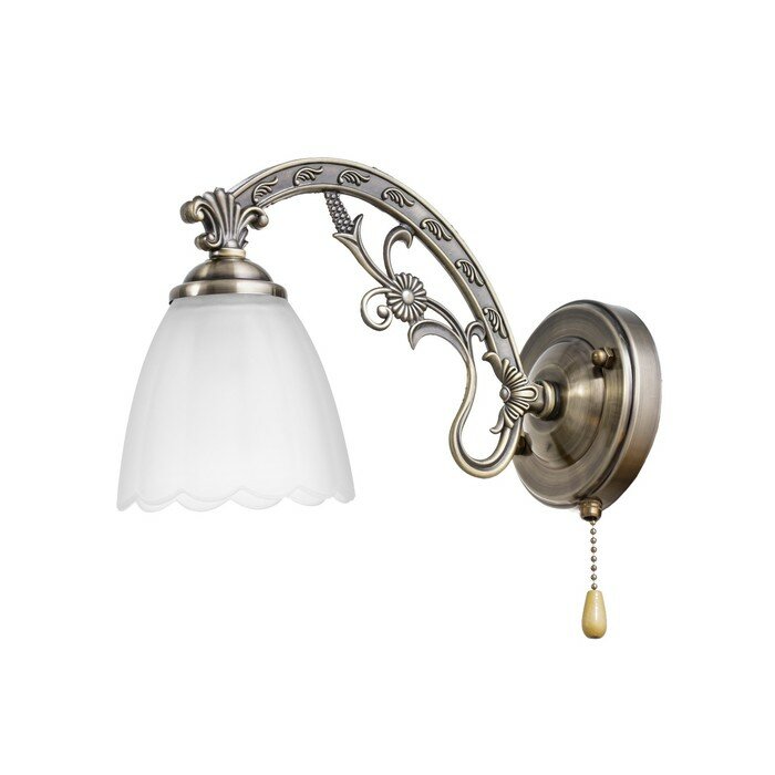 Бра "Жасмин" Е27 40Вт бронза 10х30х18 см 10х30х18 см, 10083598