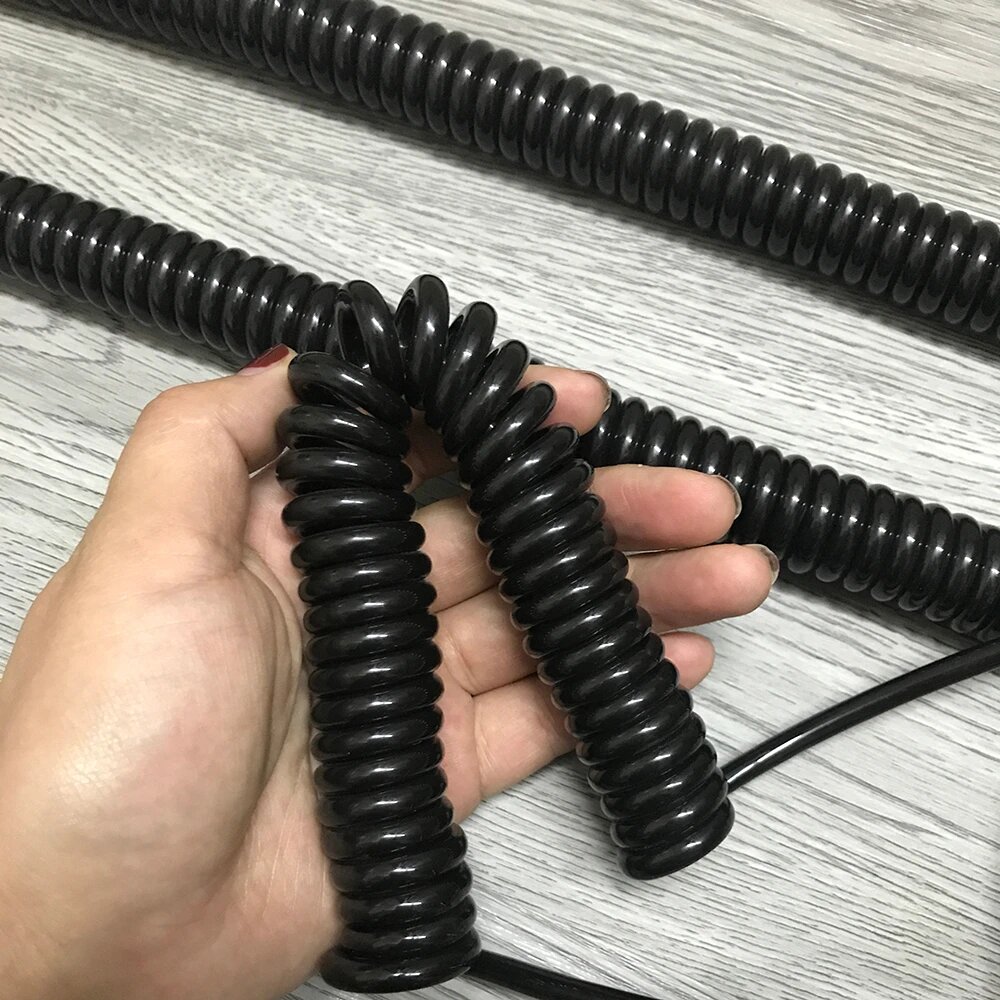 Пружинный телескопический кабель Sincelian 20AWG 24AWG 2,5 метра 4core 20AWG 0.5mm2, stretch 2.5 meters