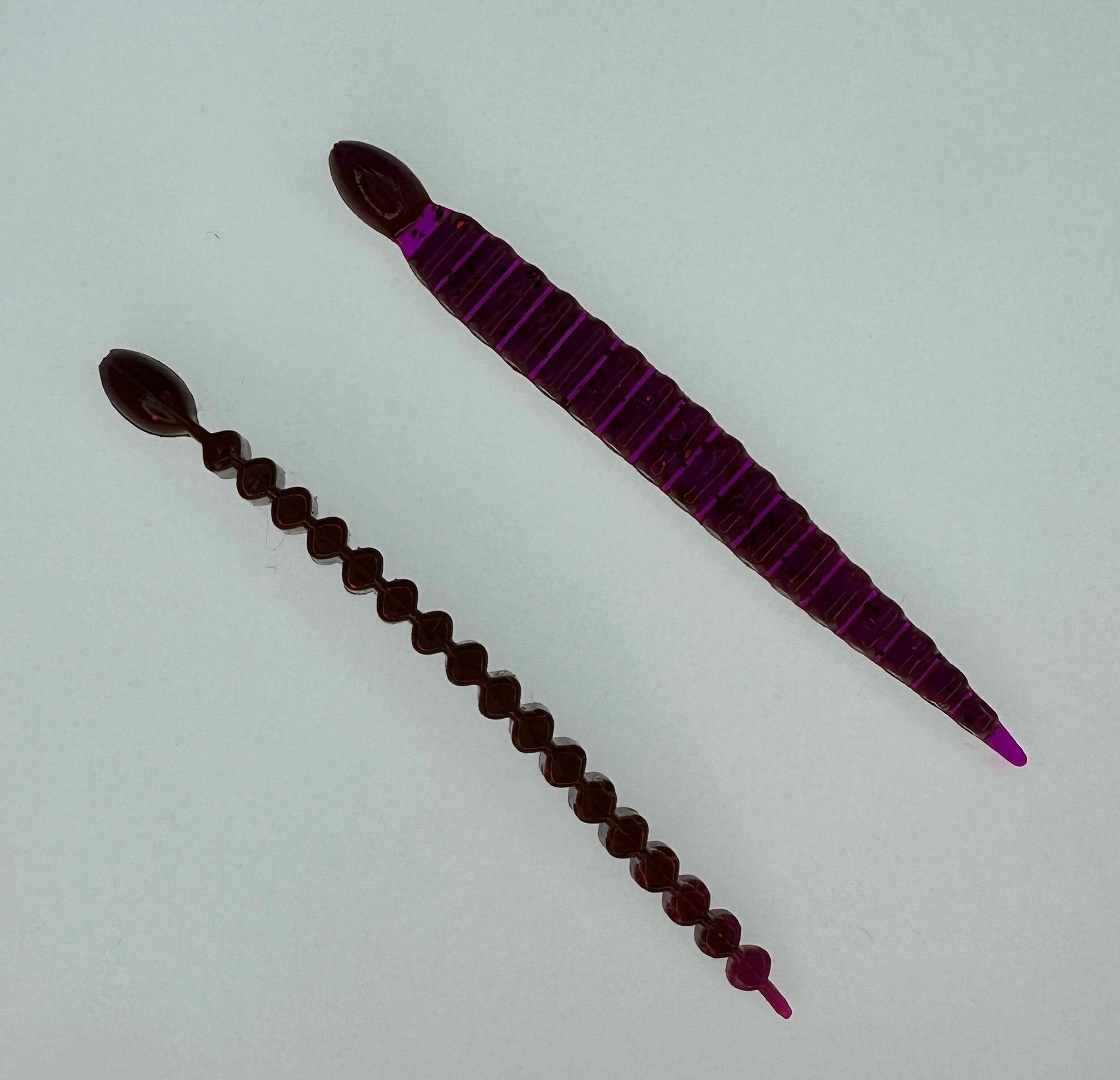 Силиконовая пиявка Keitech Custom Leech 3" на форель; окуня