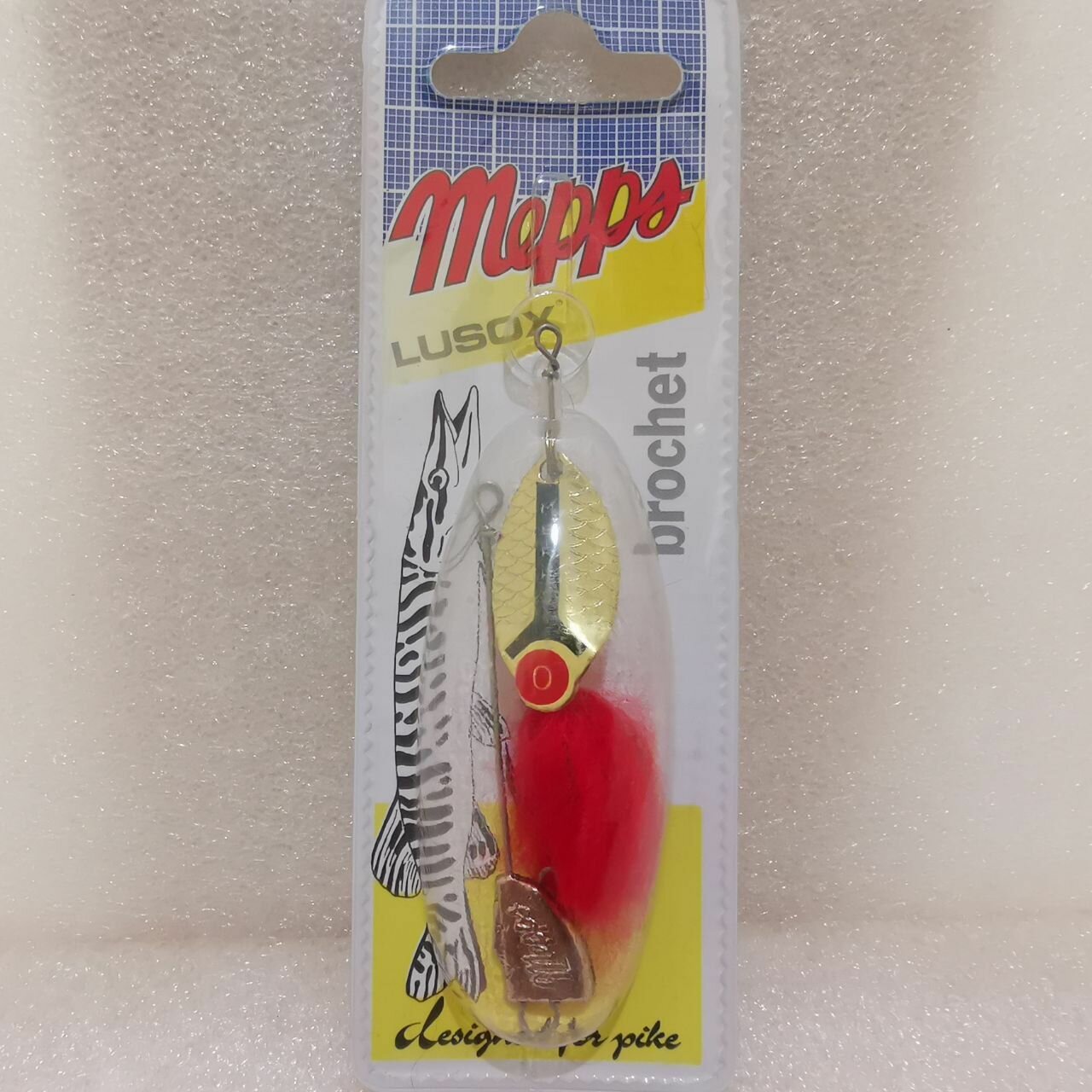 Блесна Mepps LUSOX Gold #0 блистерная упаковка (3г+4г)