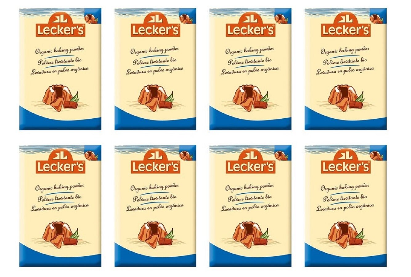 Lecker's пекарский порошок (разрыхлитель) Германия (8 пакетовх21г), 168гр.