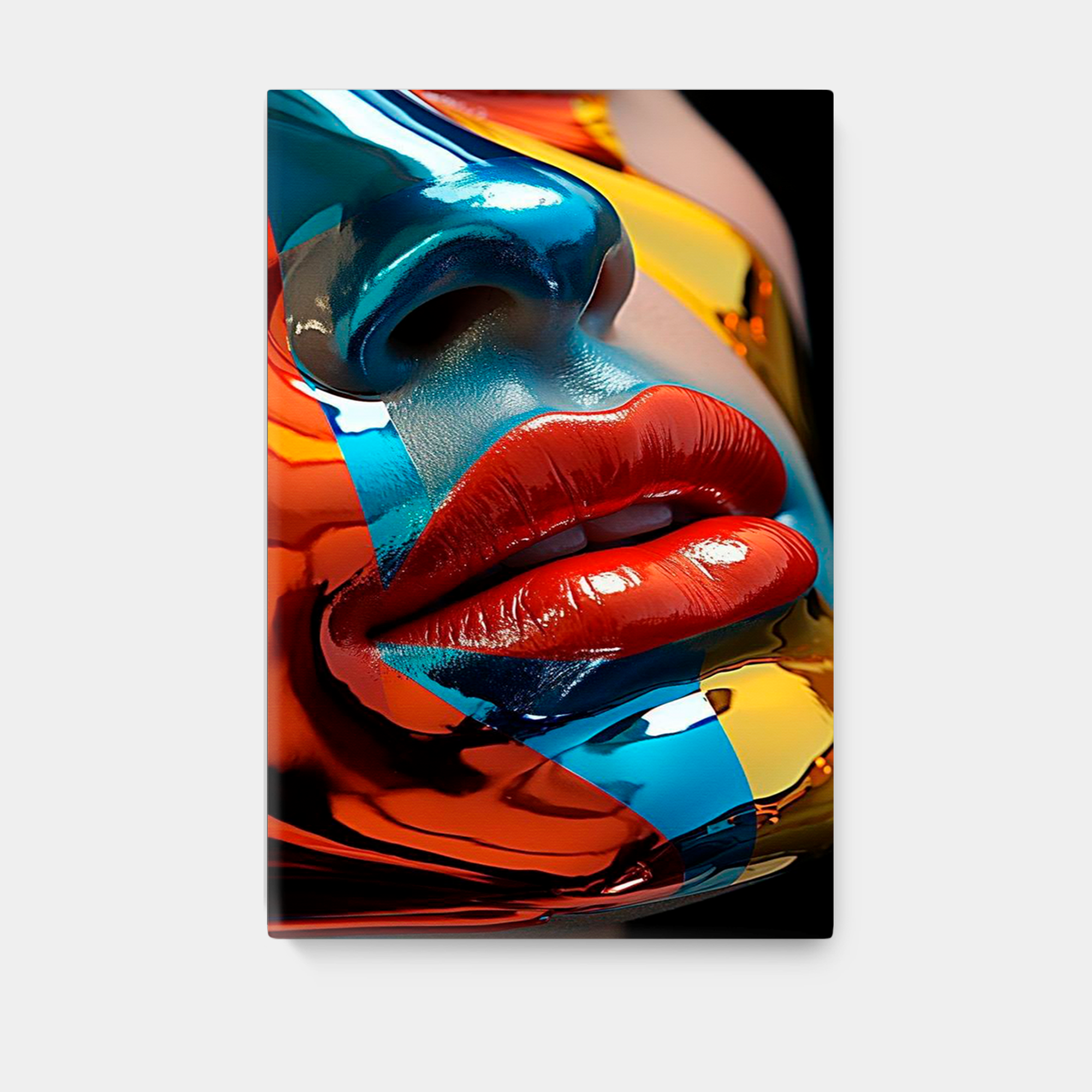 Картина на стену большая на холсте интерьерная Металлик 40х60 см