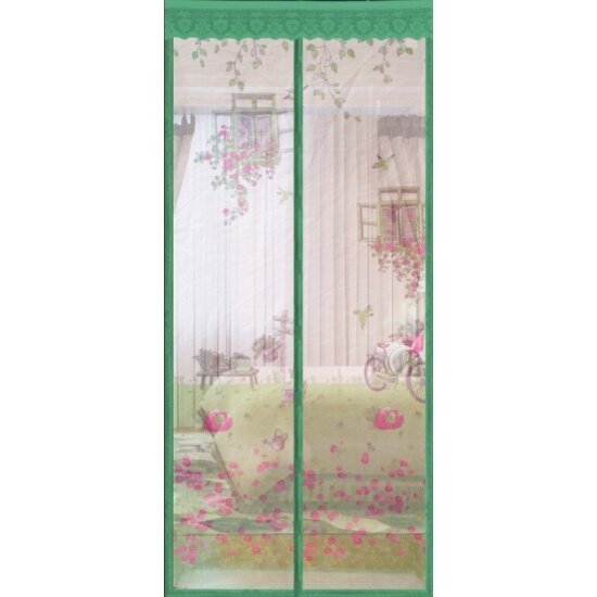 Противомоскитная сетка Rosenberg R-400014 рисунок-летний двор (100х210см)