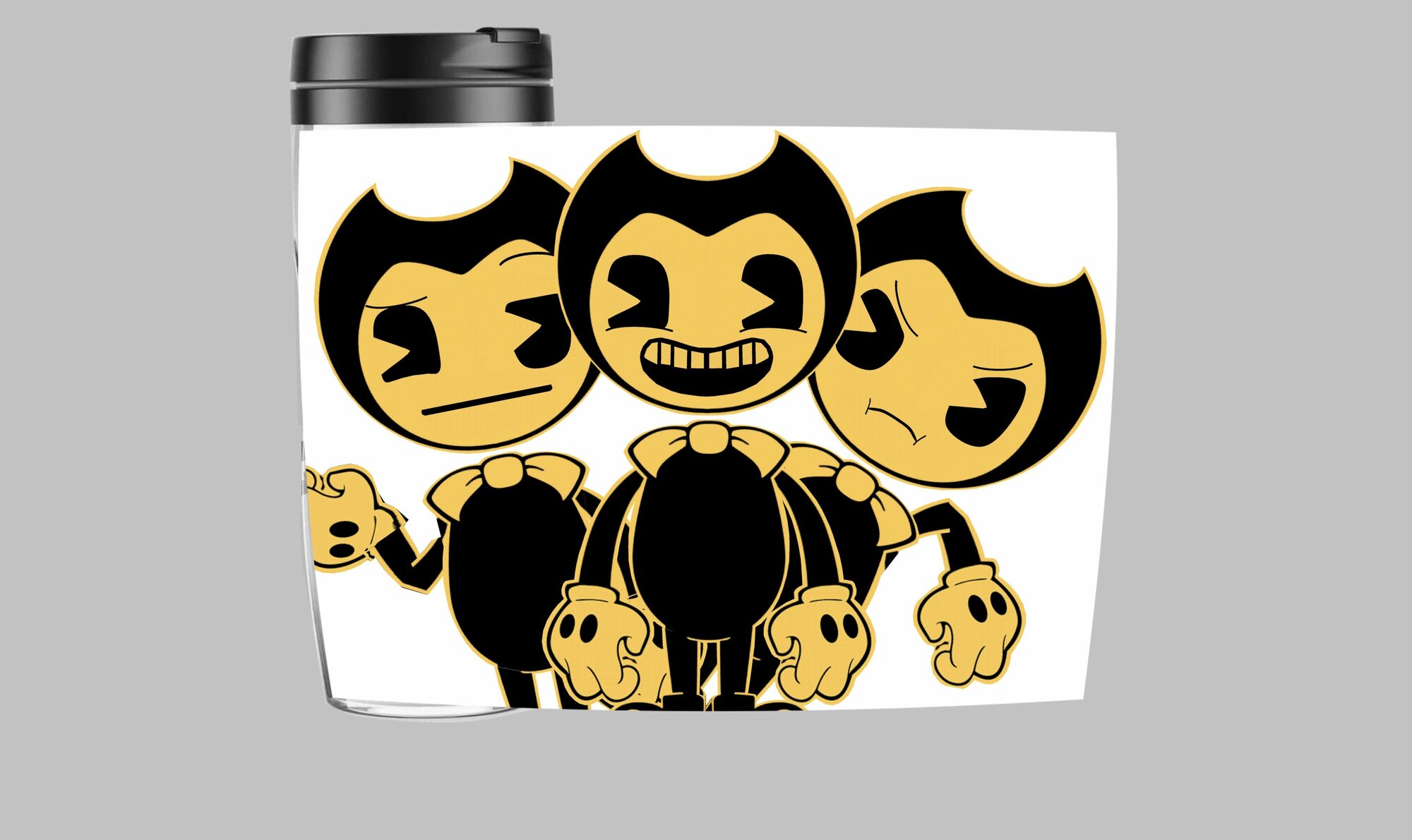 Термостакан с принтом "Бенди и чернильная машина"