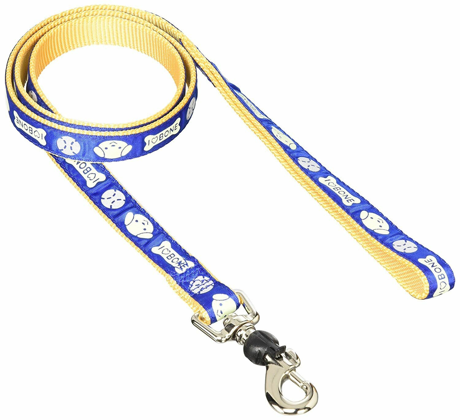 Поводок для собак Japan Premium Pet с накопительной флюоресценцией Хотару (Ночной светлячок), синий, размер M