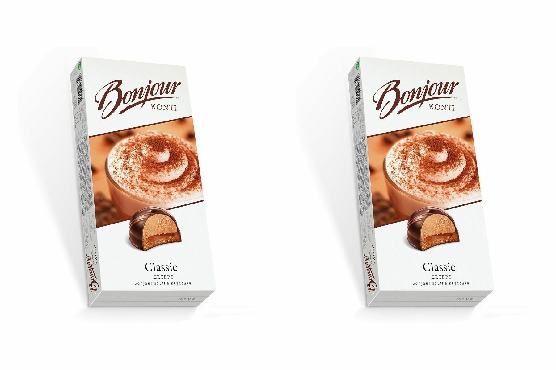 Konti Сложный десерт Бонжур Классика, 232 г, 2 уп
