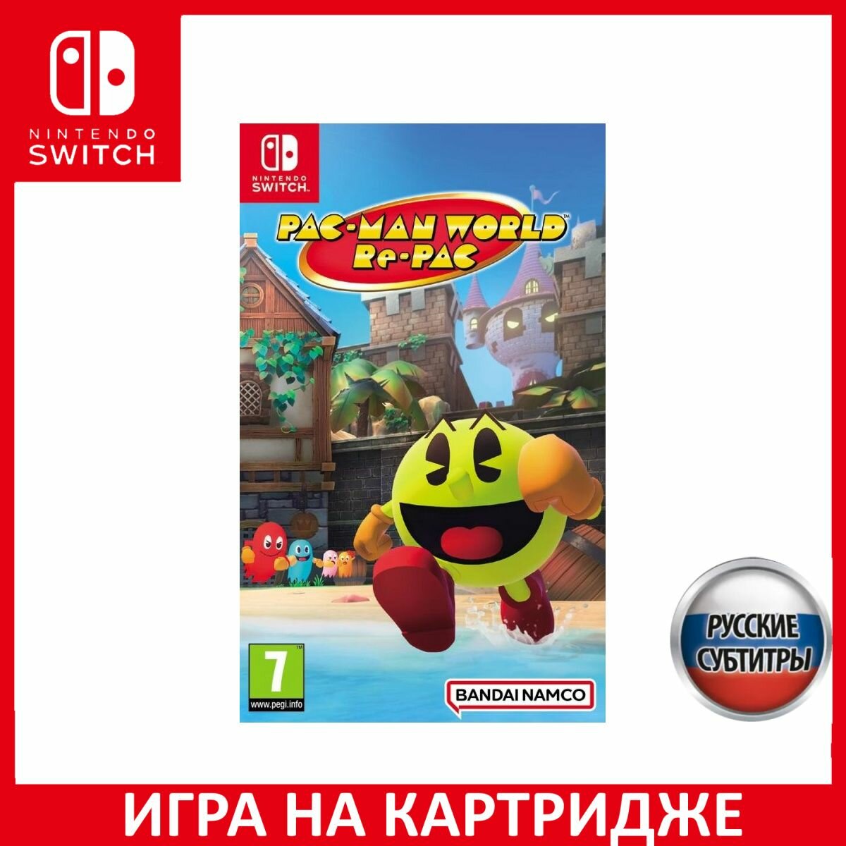 Игра Pac-Man World Re-Pac Switch Русская Версия Картридж на Nintendo Switch