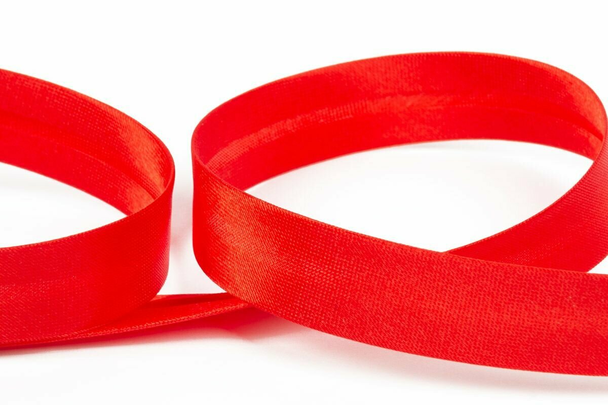 Косая бейка "Gamma" GK-15P 14 - 15 мм 132 м 1 м №030 алый