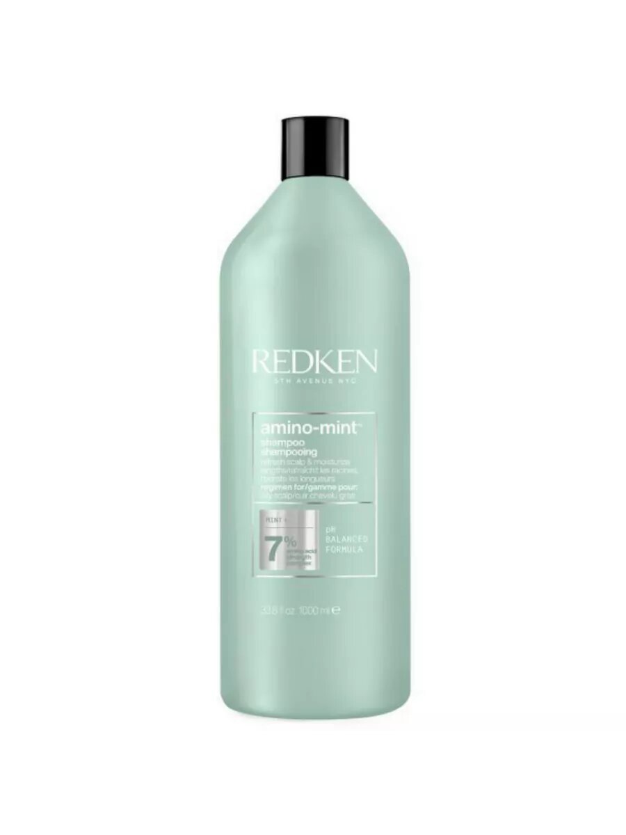 Redken Amino Mint Shampoo - Шампунь для жирной кожи 1л