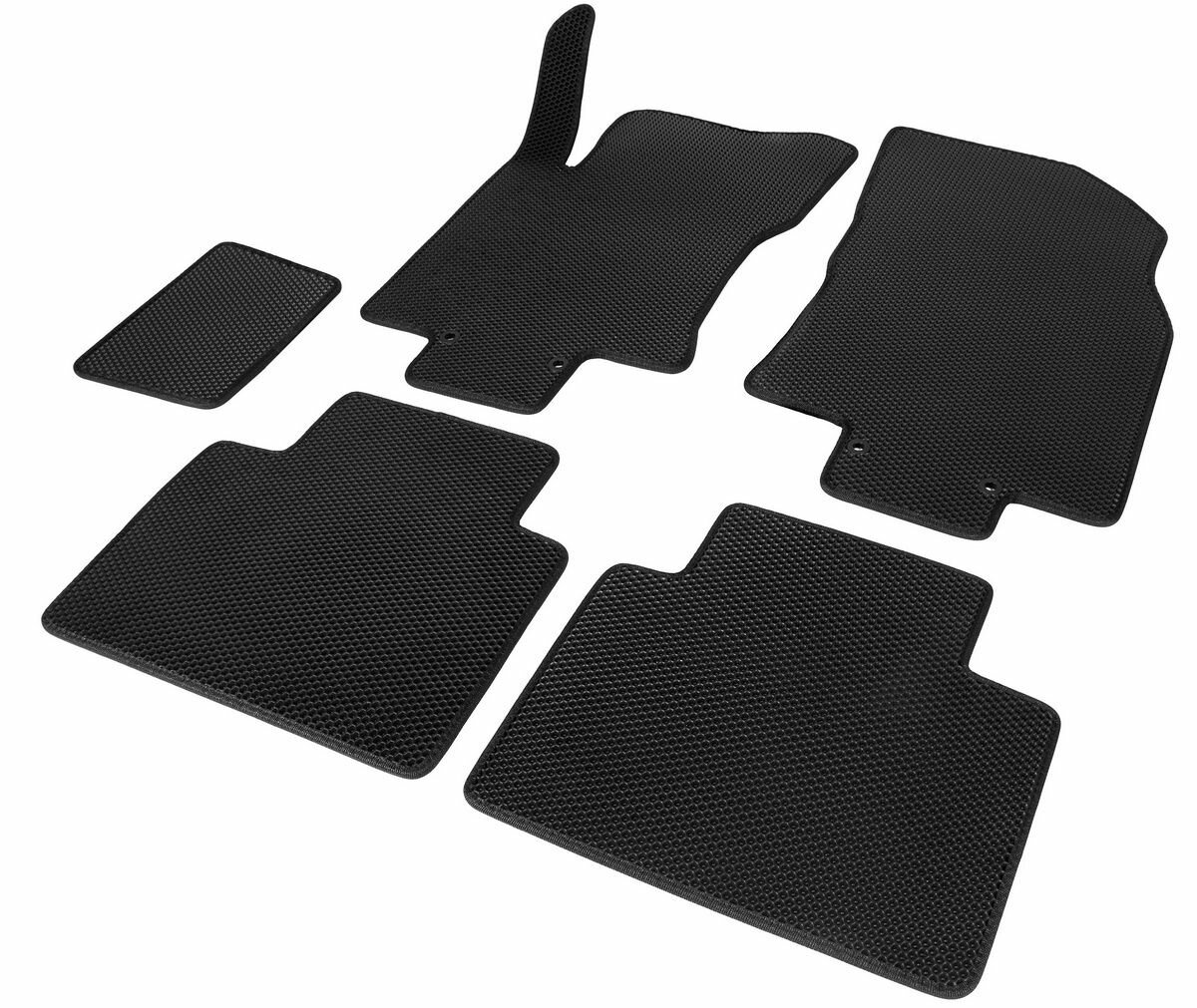 Коврики в салон автомобиля AutoFlex EVA (ЭВА, ЕВА) Business для Nissan X-Trail T32 2015-2018 2018-н. в, 5 частей, с крепежом, 3410201