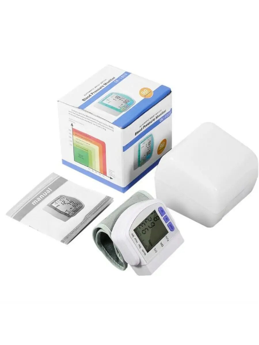 Автоматический тонометр на запястье CK-102S/ Цифровой тонометр/ тонометр