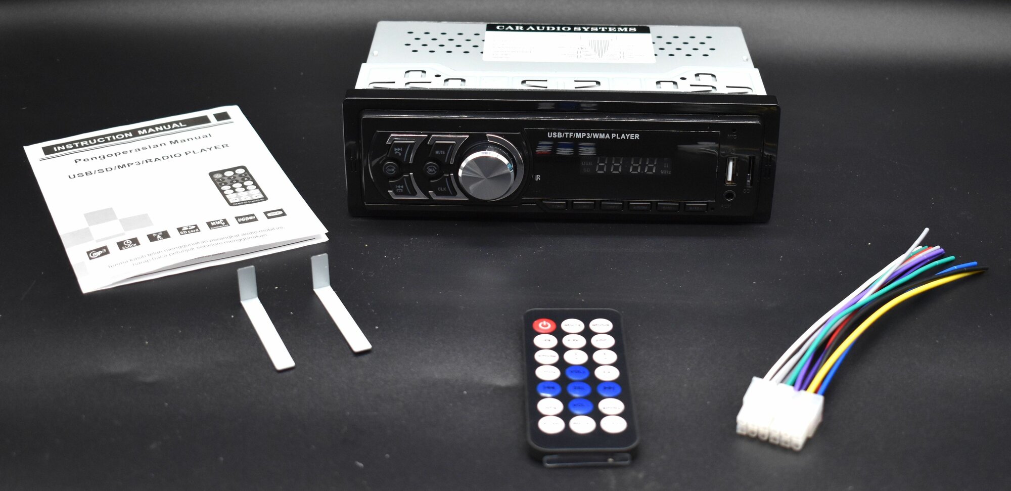 Автомагнитола с пультом USB/SD/MP3/Radio player