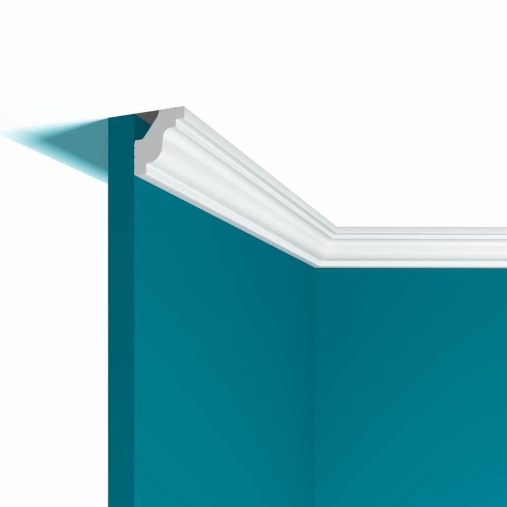 Карниз Потолочный Perfect Plus P51 Д200xШ3.1xВ3.4 см / Перфект Плюс.