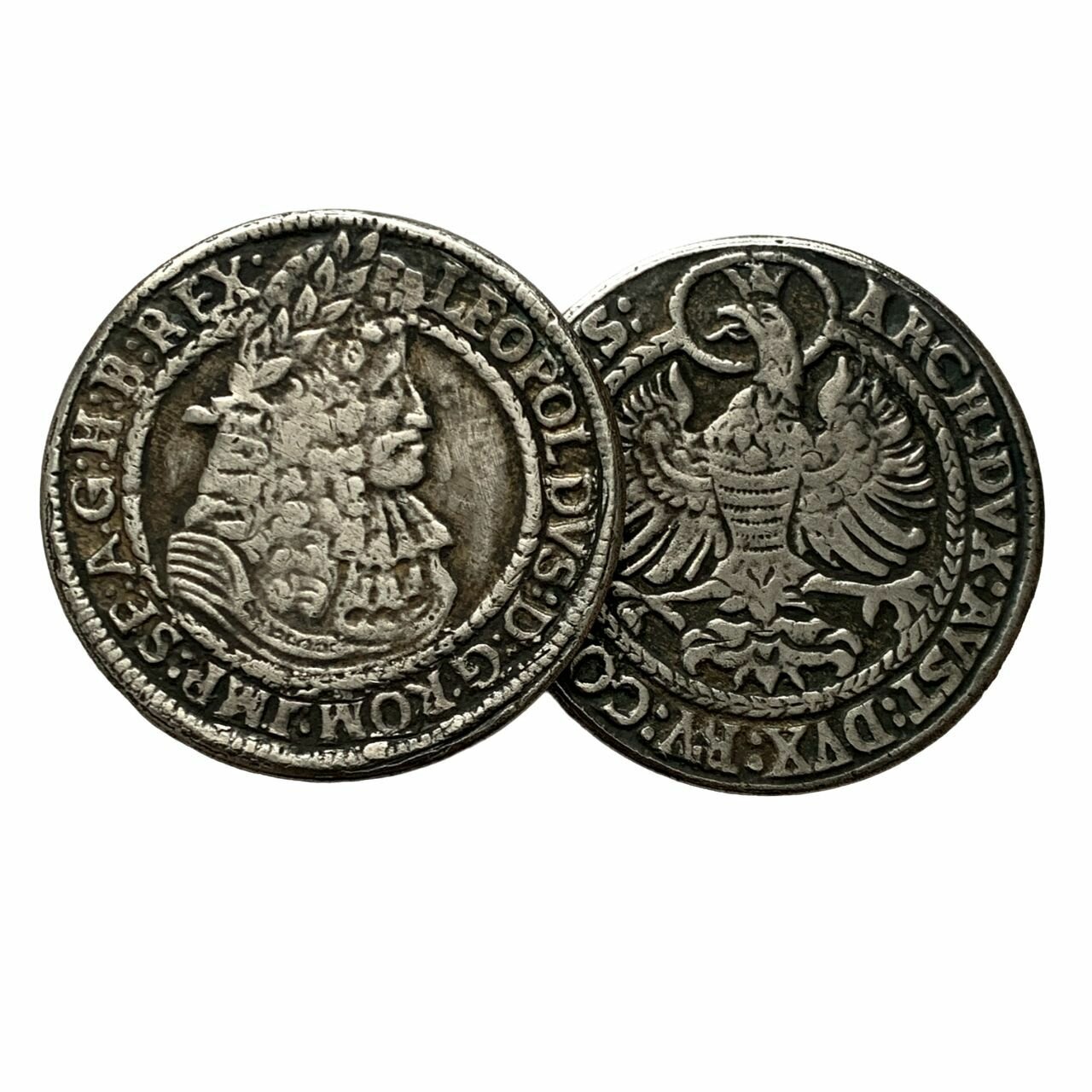 Талер 1670 года Австрия Тироль Средневековая Европа. Вес 38 гр , диаметр 45 мм. Коллекционная монета.