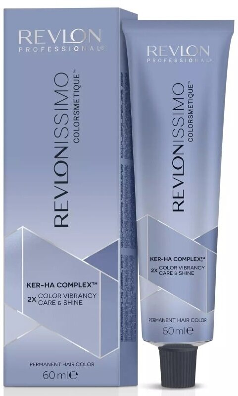 Краска для волос Revlon Professional Coloring Hair Revlonissimo Colorsmetique Care & Shine, Краситель с гиалуроновой кислотой перманентный. Перманентный Краситель с Гиалуроновой кислотой, Гарантия Результата Окрашивания + Уход за Волосами, 8.2