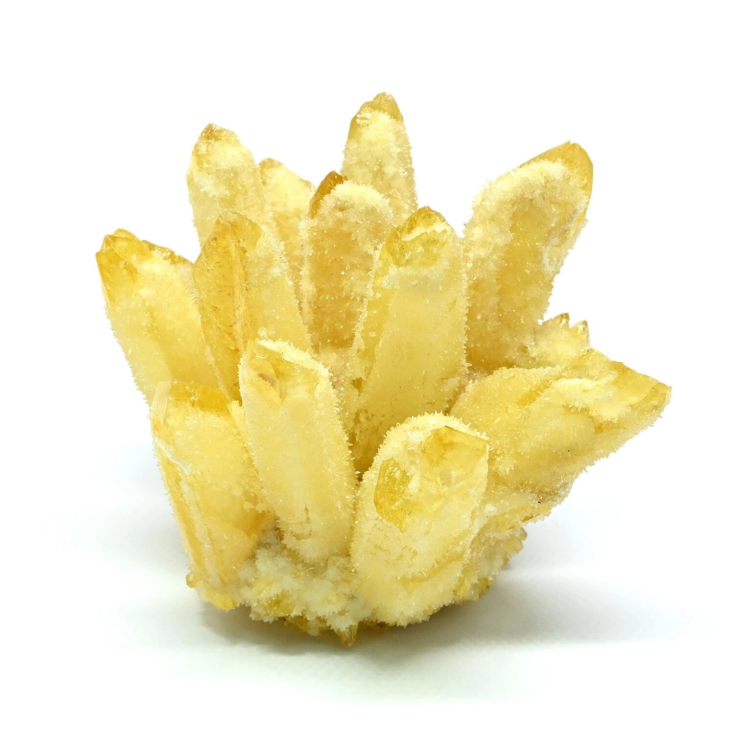 Кластер желтого кварца 75*92*70мм, 323г .