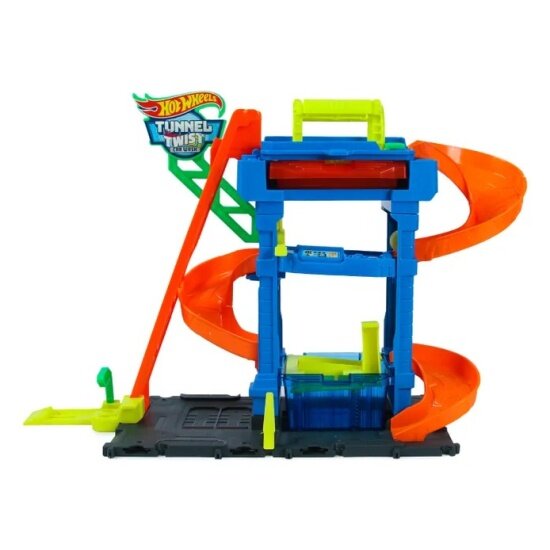 Игровой набор Hot Wheels HTN80 Автомойка: Бешеные виражи