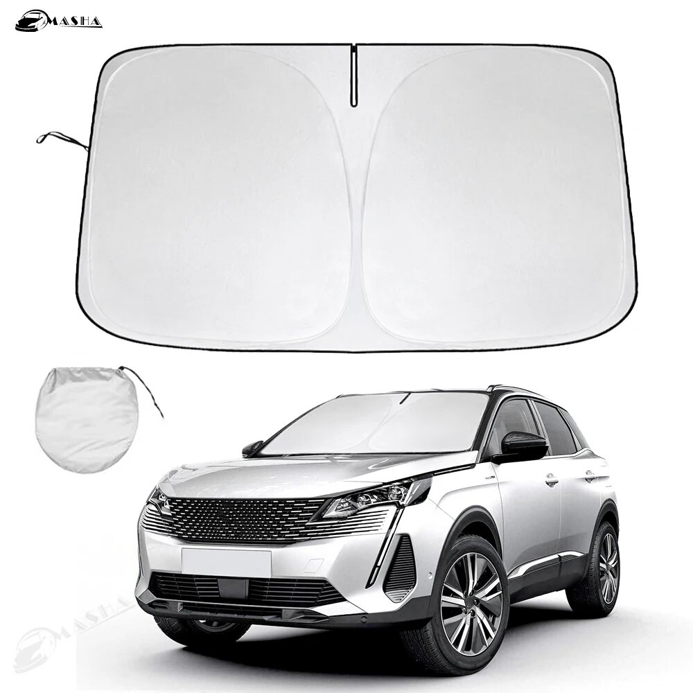 Солнцезащитный козырек на лобовое стекло автомобиля для Peugeot 3008 2009-2012 2013 2014 2015 2016 отражатель солнцезащитный козырек обеспечивает защиту автомобильных аксессуаров