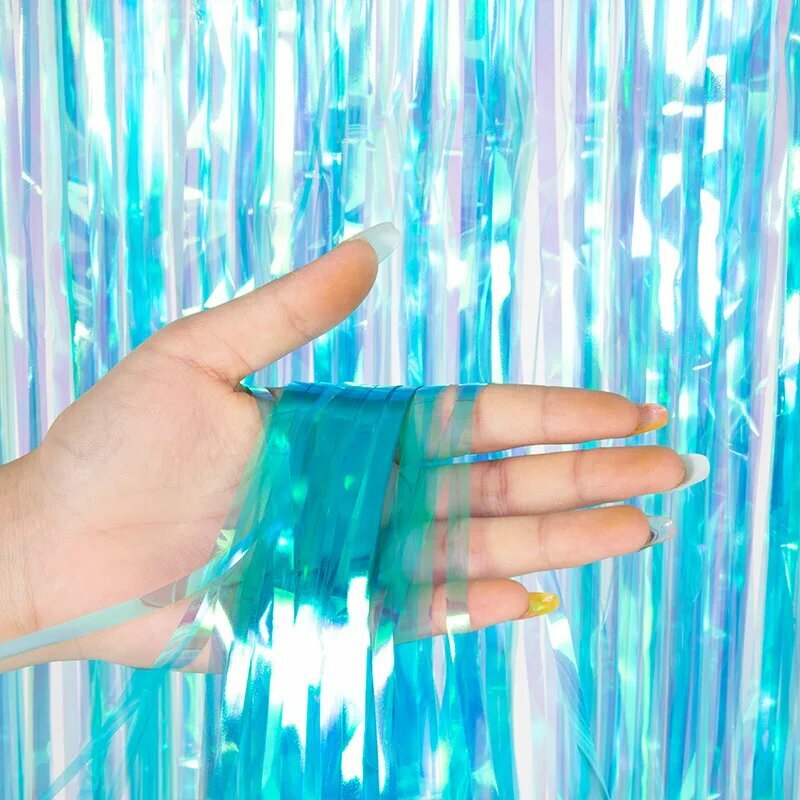 Фольгированные шторы для вечеринки 2 м