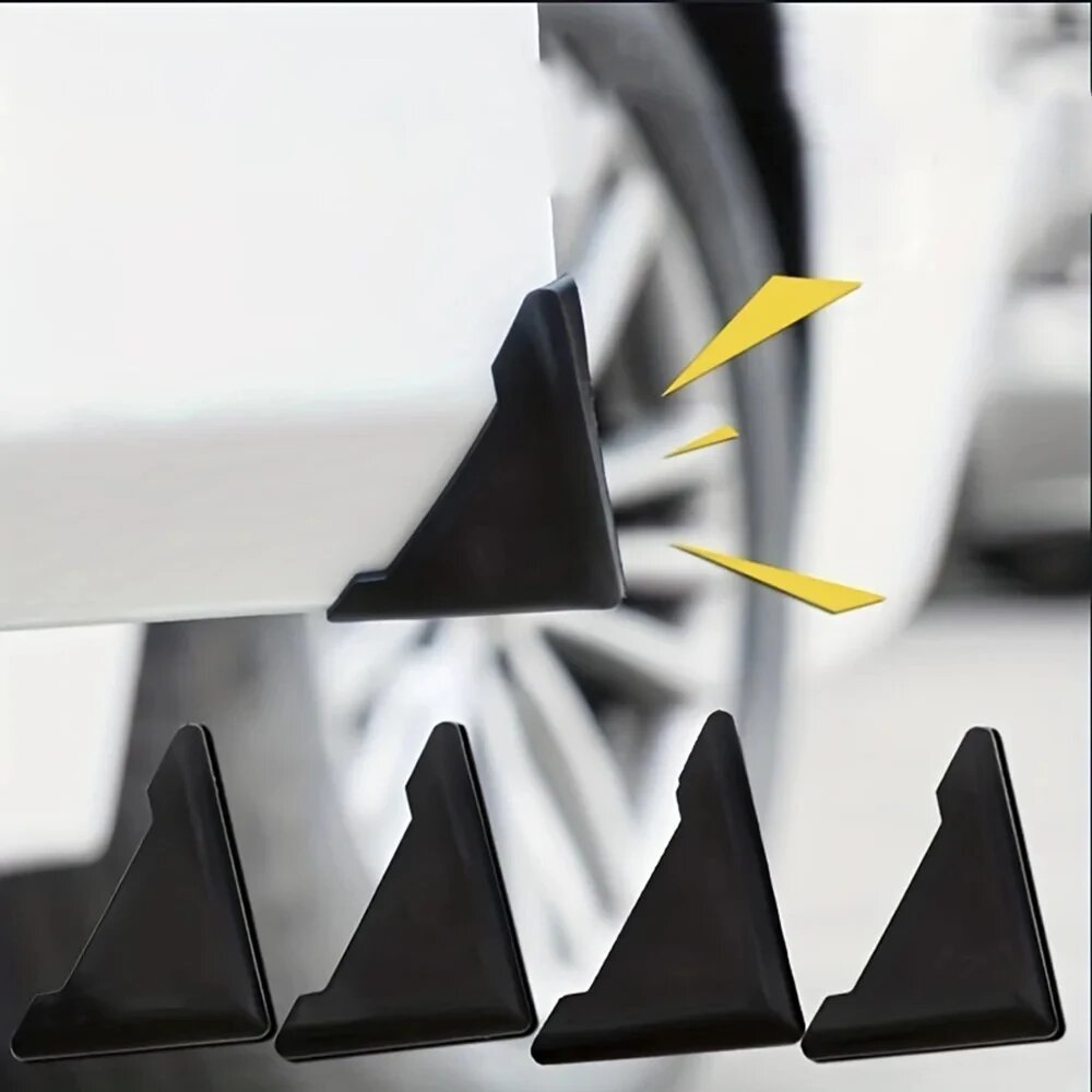 4 шт. силиконовые угловые чехлы для дверей автомобиля, защита от столкновений, автомобильный дверной бампер, защита от царапин, внешние аксессуары для автомобиля, детали