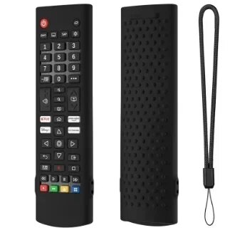 Силиконовый чехол для пульта LG AKB Черный, Black