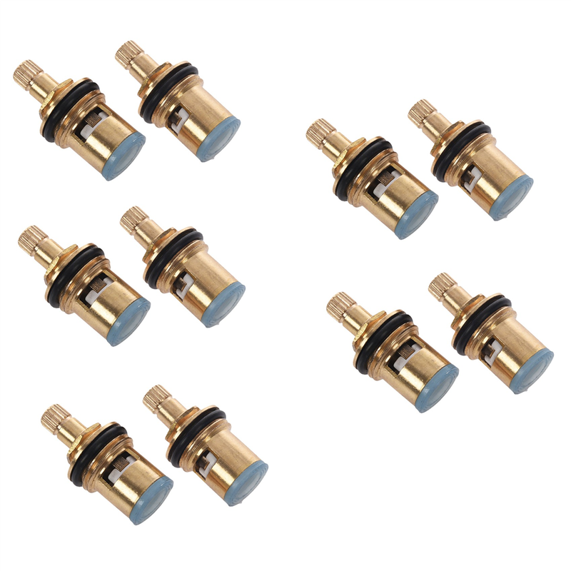 10 шт. 1/2 дюйма 20 зубцов керамический кран дисковый четвертьоборотный клапан замена горячая холодная