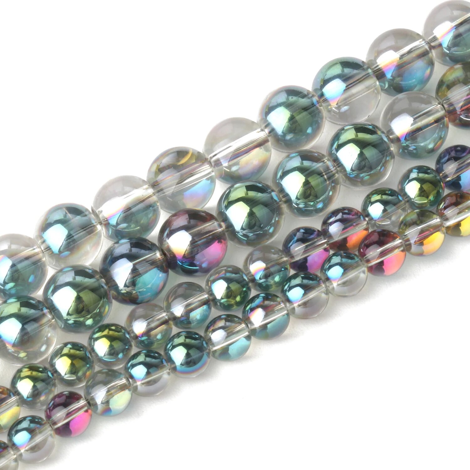 Хрустальные бусины TTUIJI 2/4/6/8 мм 6mm about 62pcs, Mixed