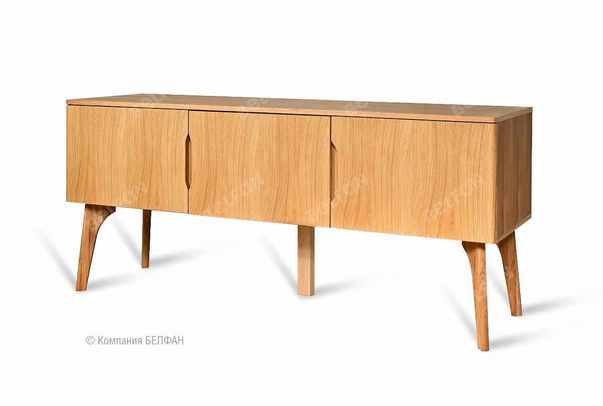 Тумба под телевизор "Элва" Д-3; бейц-масло; на ножках; дерево