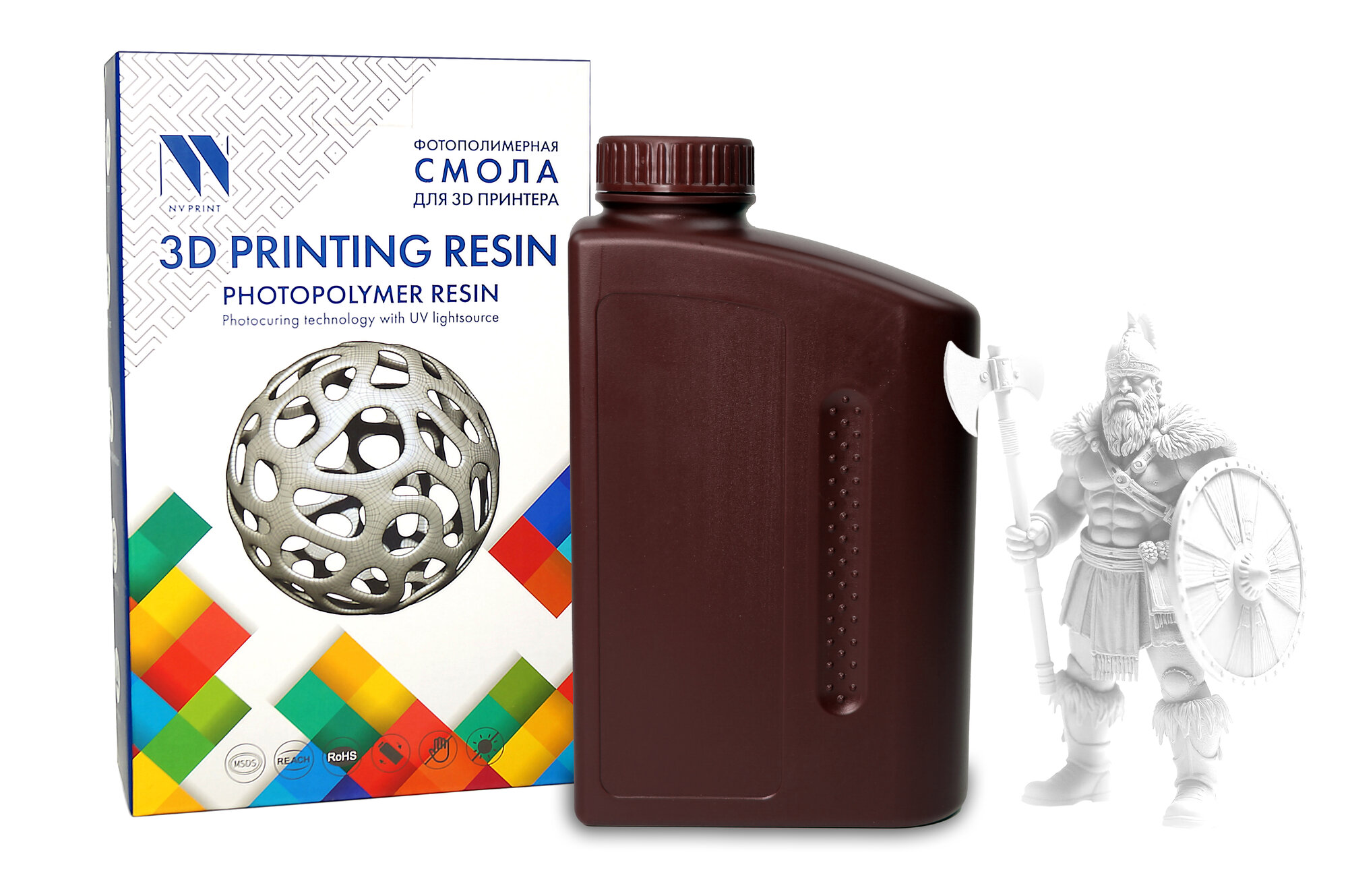 Фотополимерная смола NV PRINT High Temp Resin White для 3D печати