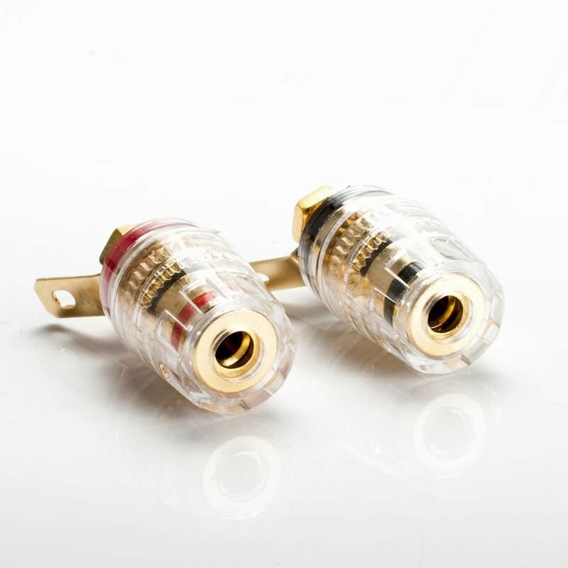 Клеммный разъем HIFI для усилителя мощности и динамика, 2 шт