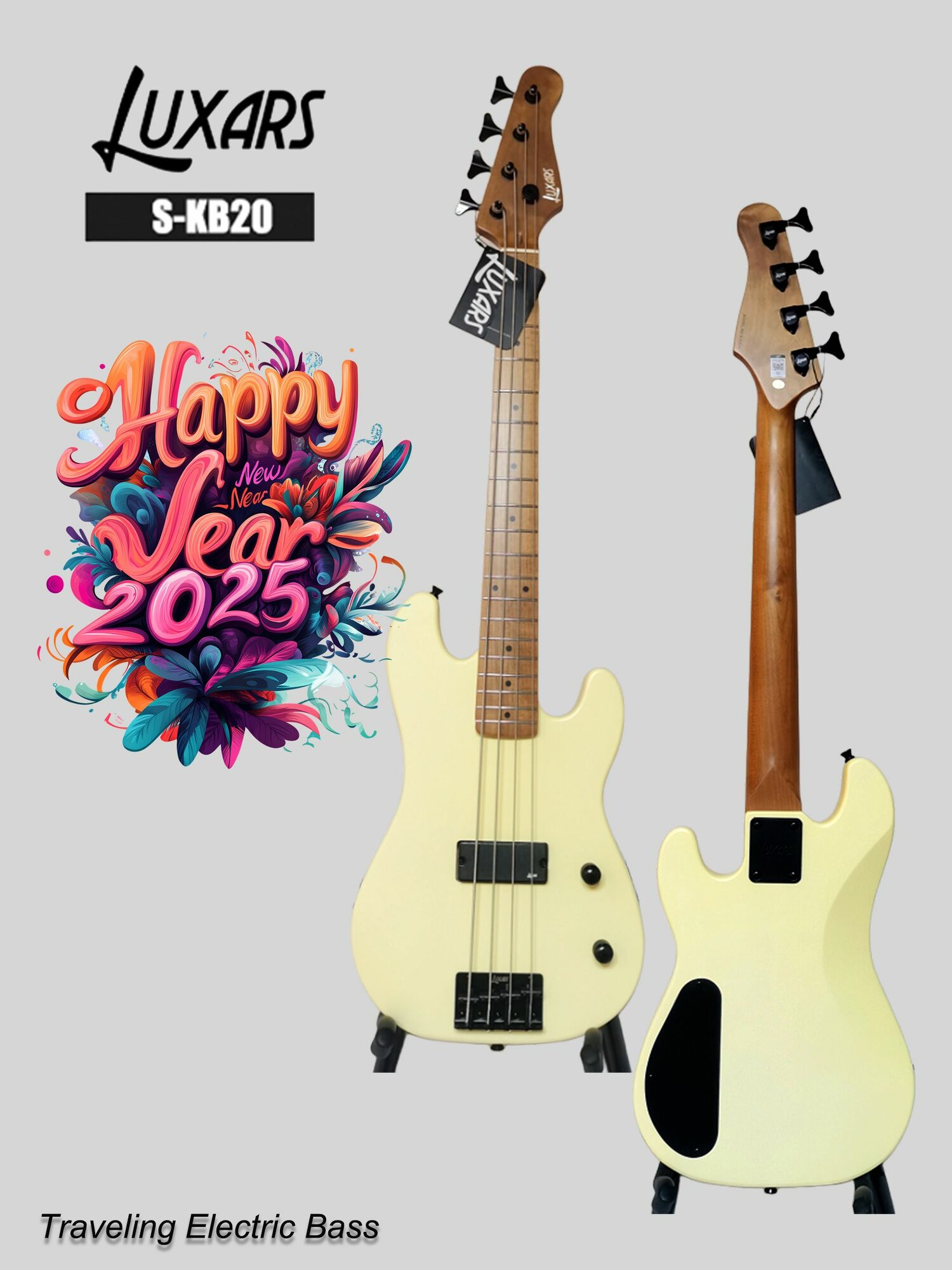 Luxars Бас-гитара S-kb20 4-струнная