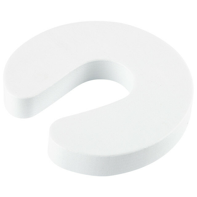 Рыжий КОТ Стопор для двери 95x95x15 мм белый - фиксатор дверного полотна устойчивый