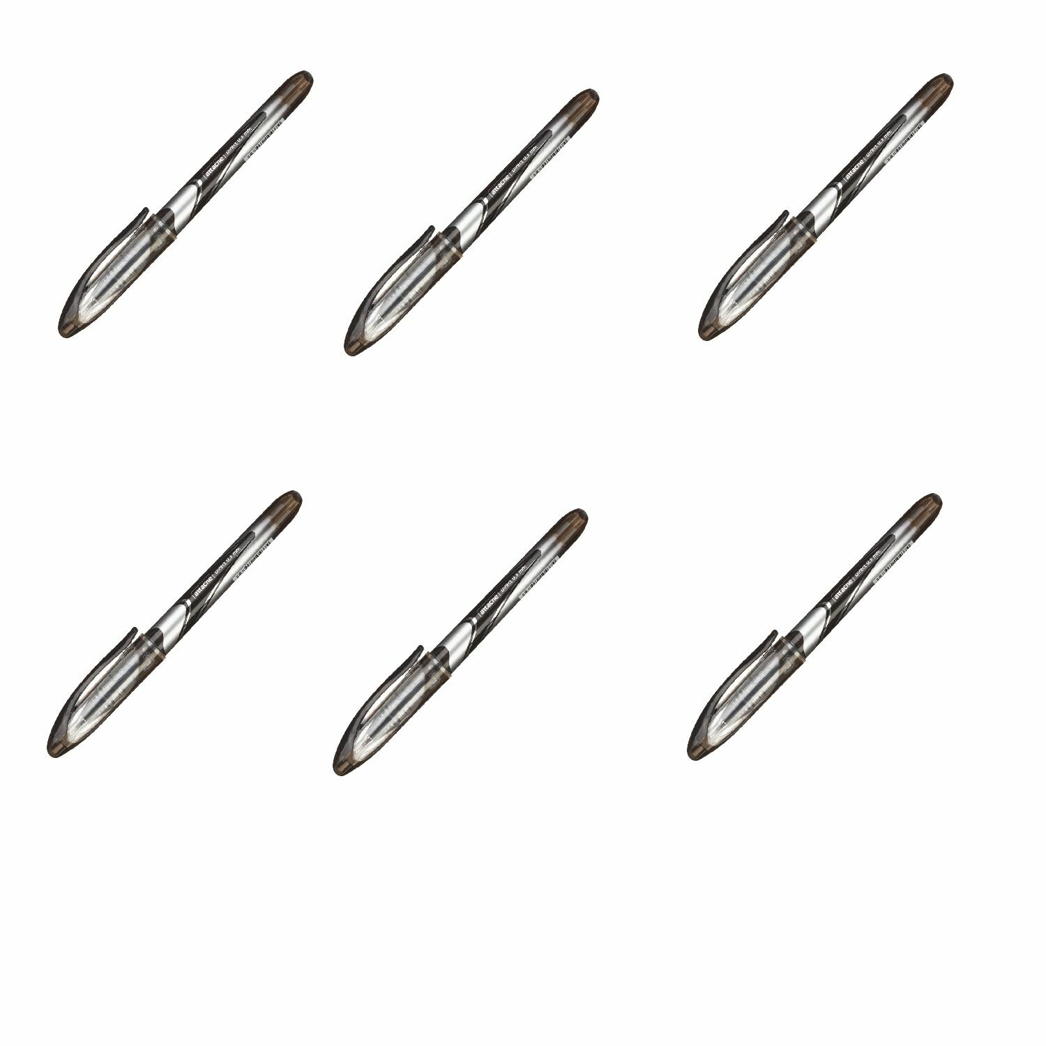 Attache Роллер Attache Direct игольчатый наконечник, линия 0.3мм черный, 6 уп