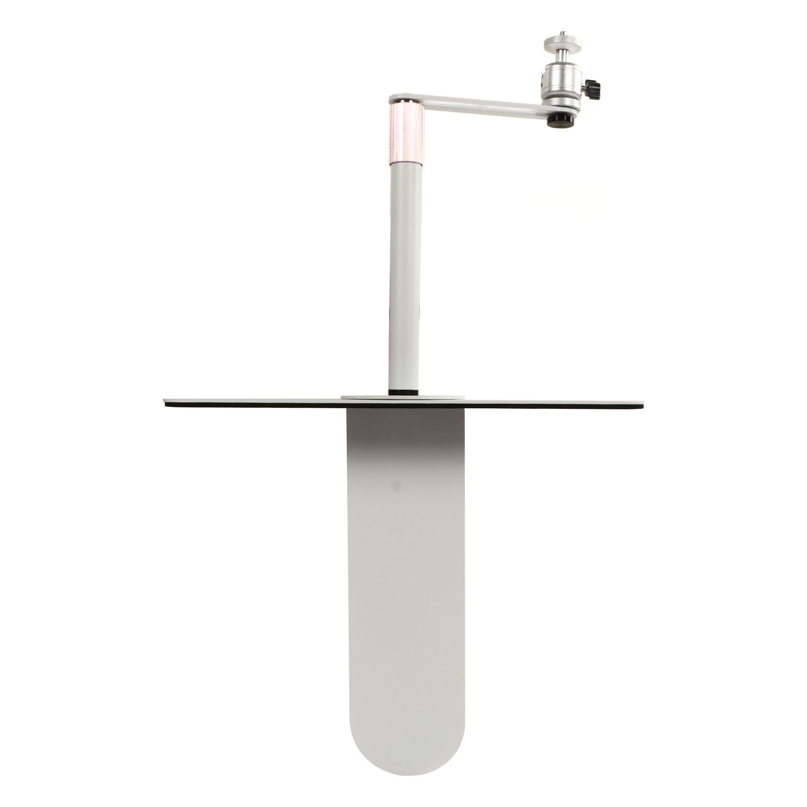 Стойка для проектора 24–40 см, регулируемый угол наклона, крепление для проектора, резьба 1/4 дюйма, для установки на диван, у кровати, белый цвет