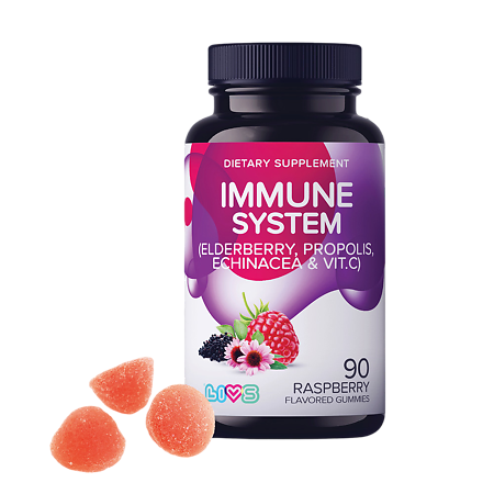 LIVS комплекс иммун с бузиной прополисом и эхинацеей n90 пектиновые мармеладные пастилки массой 2,35г со вкусо