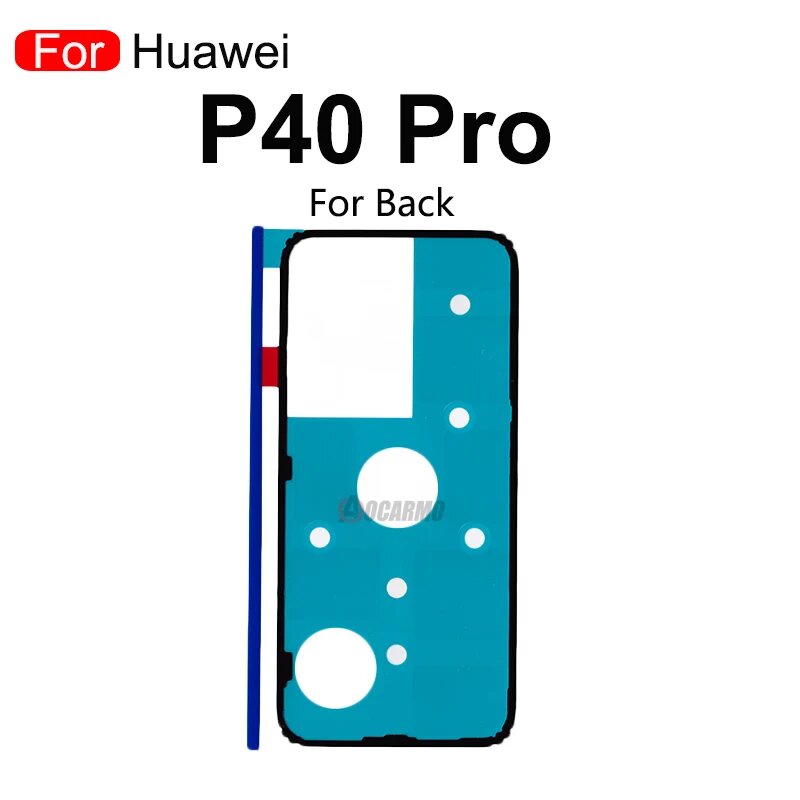 Для Huawei P30 P40 Pro P40pro передний ЖК-дисплей водонепроницаемая наклейка задняя крышка клейкая клейкая лента запасная часть P40Pro--Back