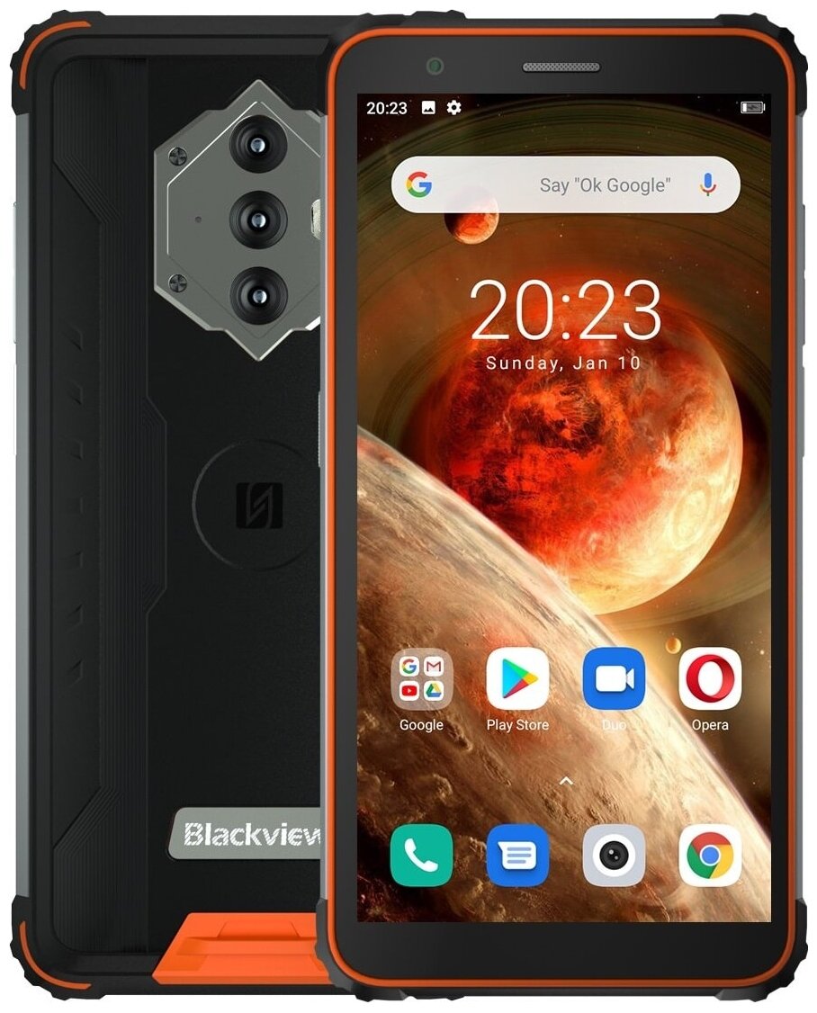 Смартфон Blackview BV6600 4/64 ГБ, Dual nano SIM, оранжевый