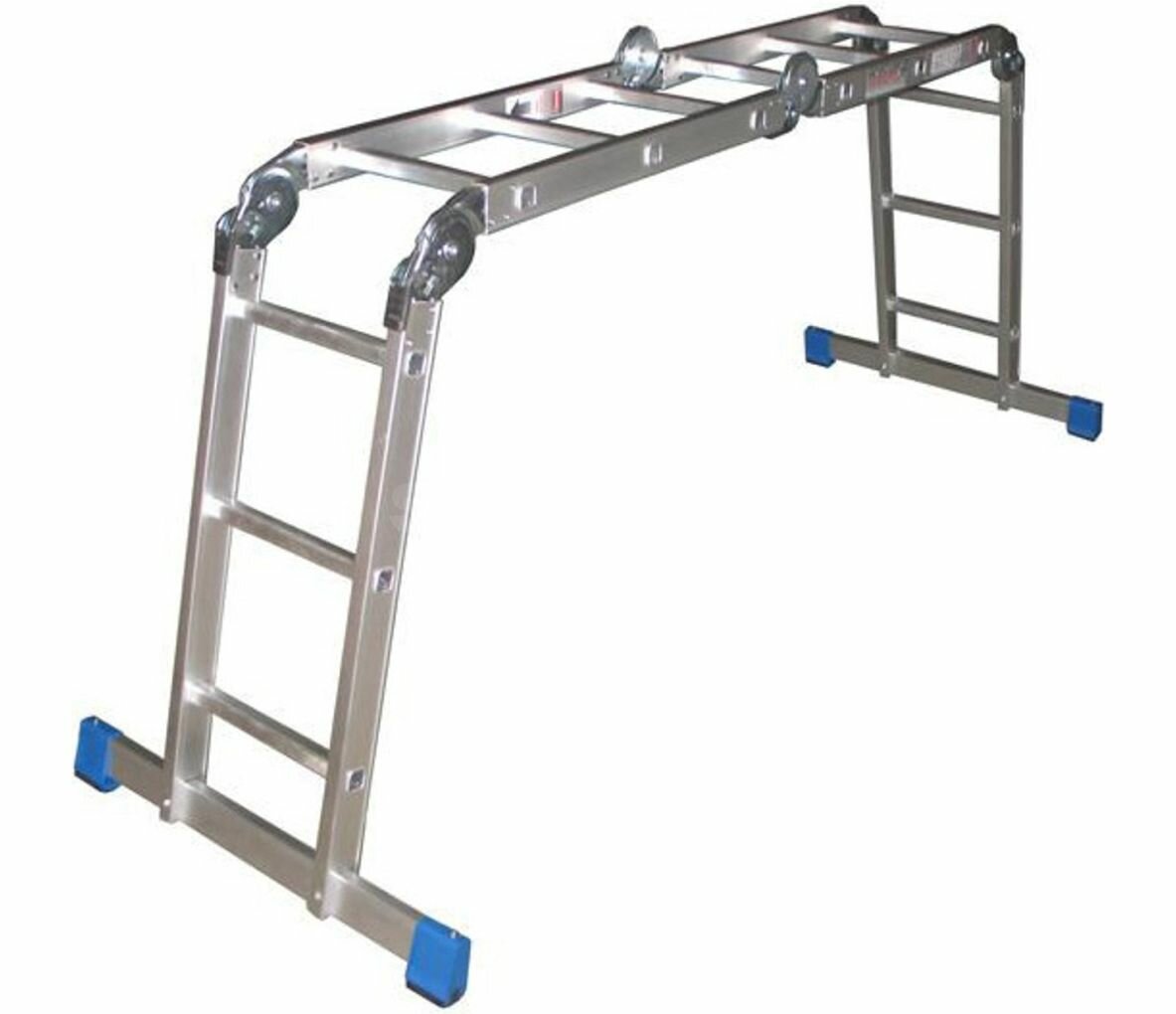 Лестница-трансформер алюминиевая 4 секции х 5 ступеней (585см/15.94кг)